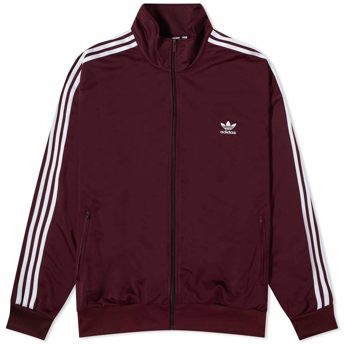 Adidas Men's Firebird Track Top in Maroon adidas