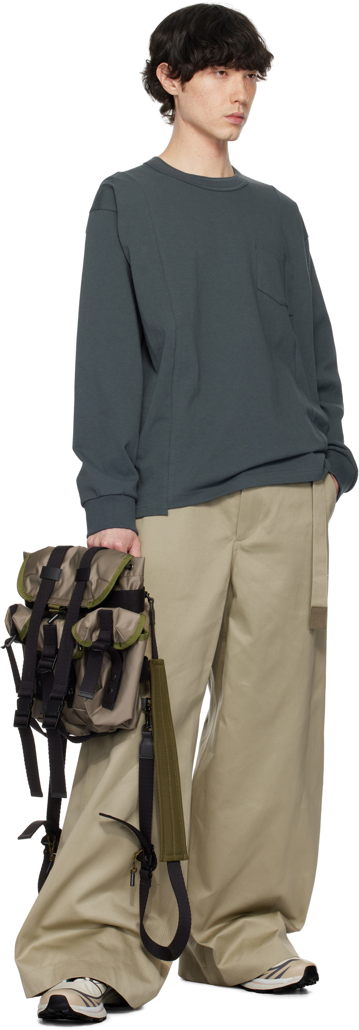 sacai Taupe Alice Small Backpack Sacai