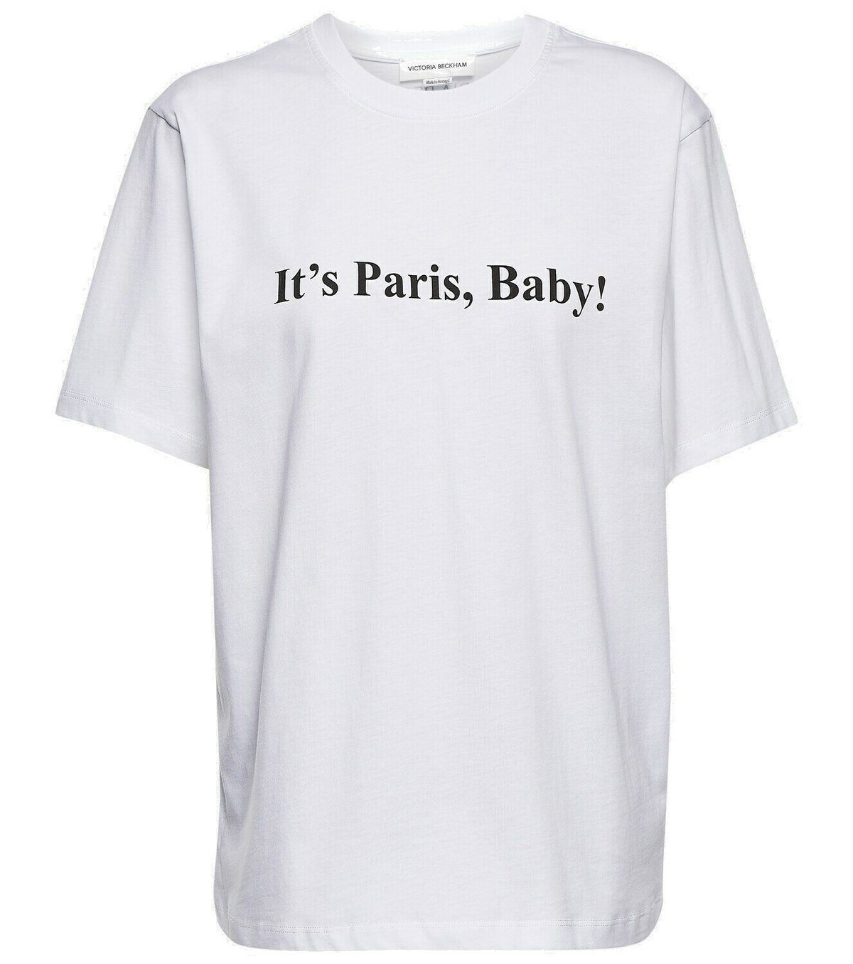 Victoria Beckham - Slogan cotton T-shirt Victoria Beckham