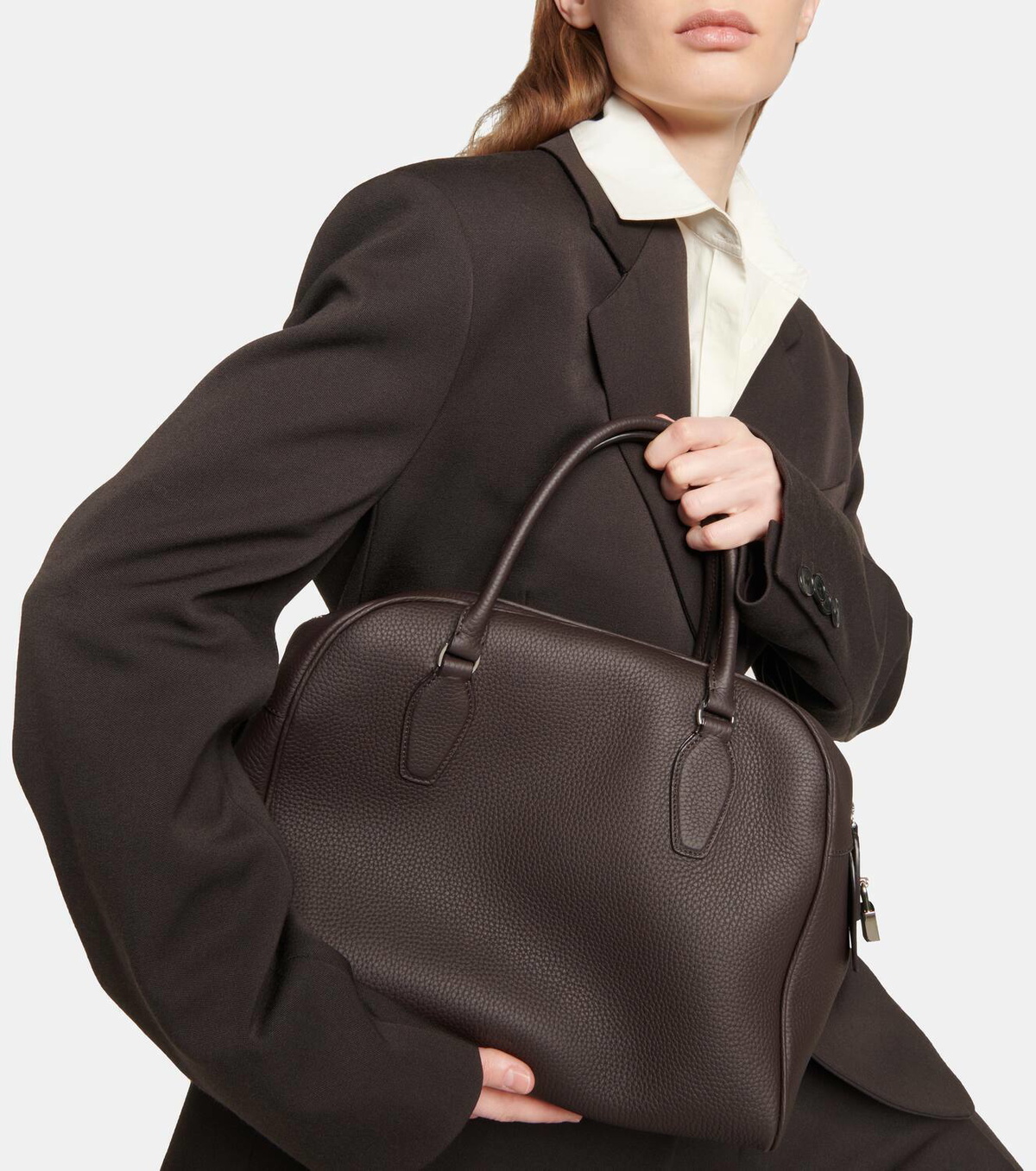 The Row Leather tote bag The Row