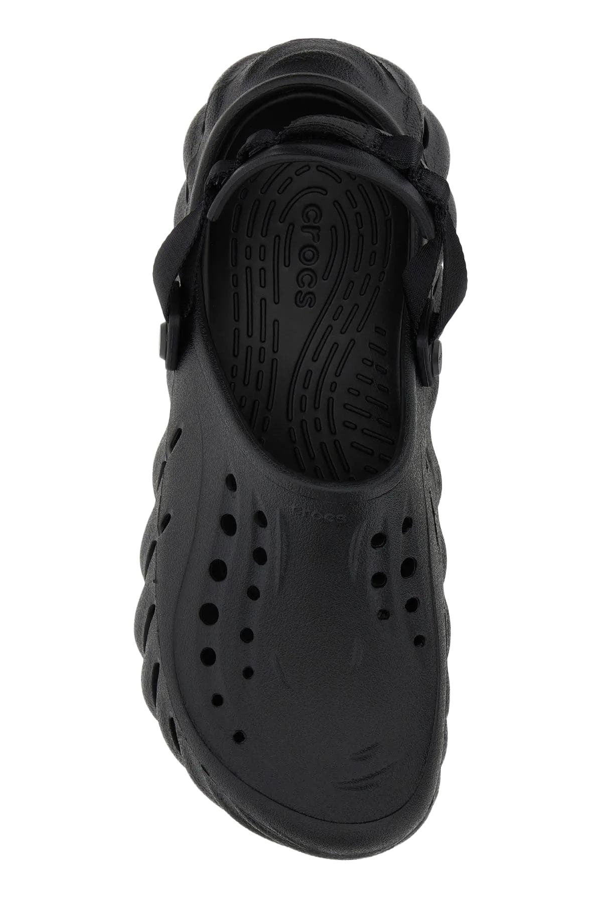 Crocs Black Croslite Echo Clog Mules Crocs