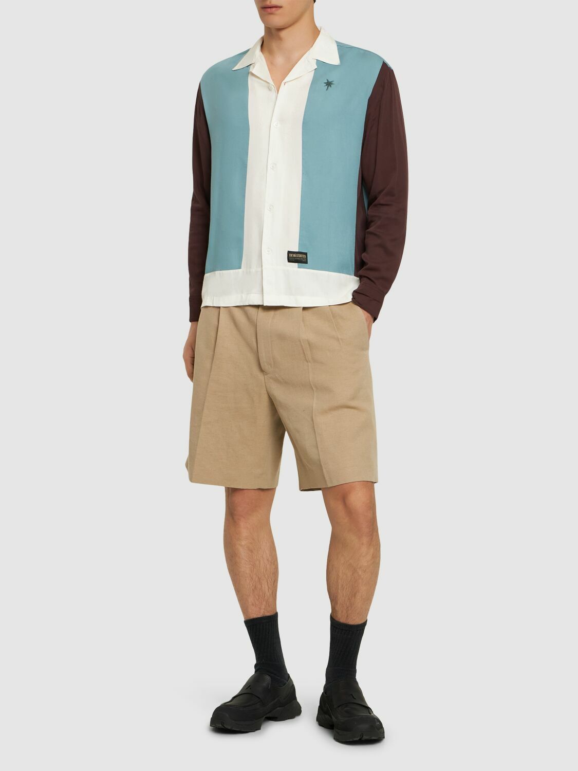 DEVA STATES Alley Souvenir Cotton Long Sleeve Shirt DEVÁ STATES