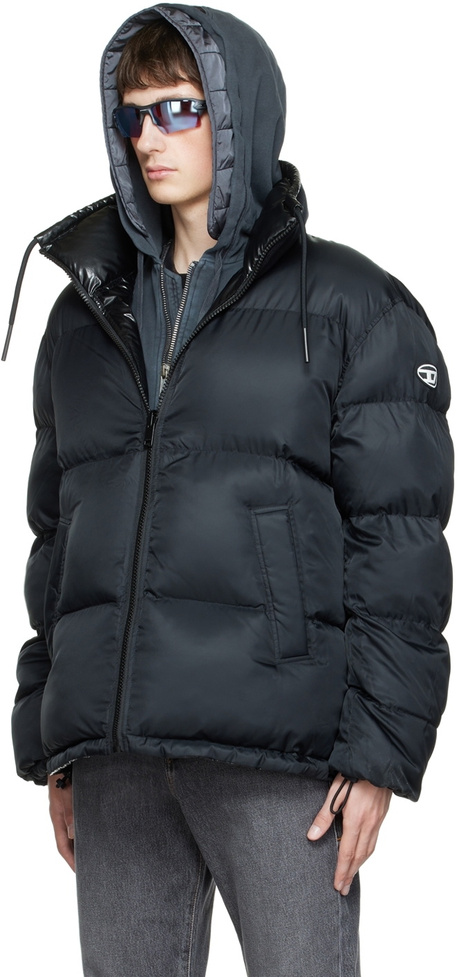 Diesel Black Jupiter Reversible Jacket Diesel
