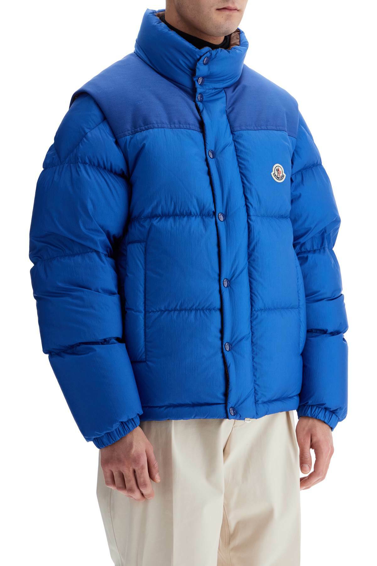 MONCLER reversible and convertible verone re/ Blue Moncler