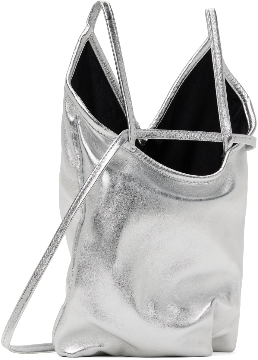 We11done Silver Mini Touch Bag We11done