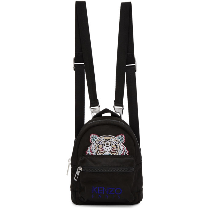 Kenzo Black Mini Tiger Backpack Kenzo