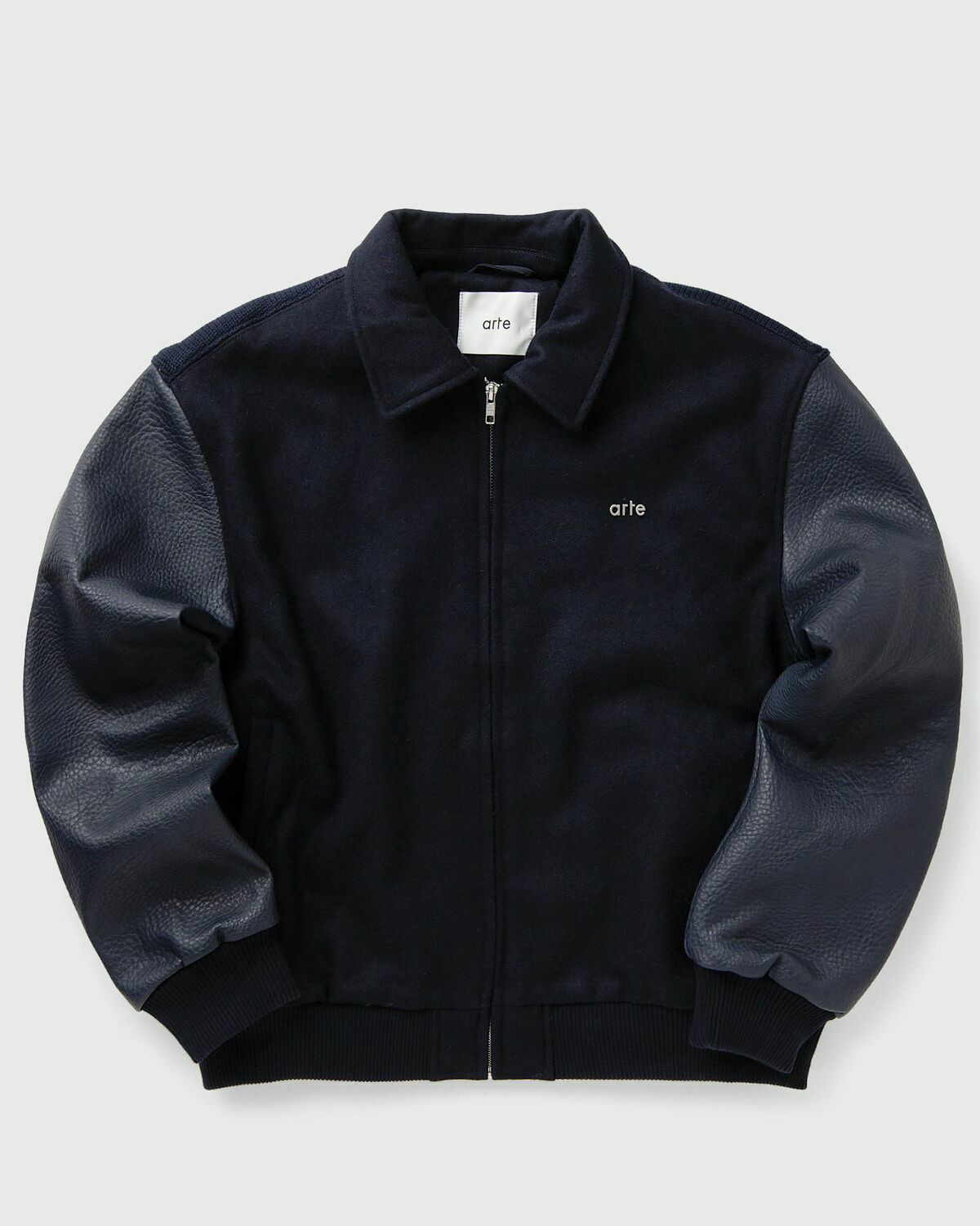 Arte Antwerp Varsity Knit Jacket Blue - Mens - Bomber Jackets/College ...