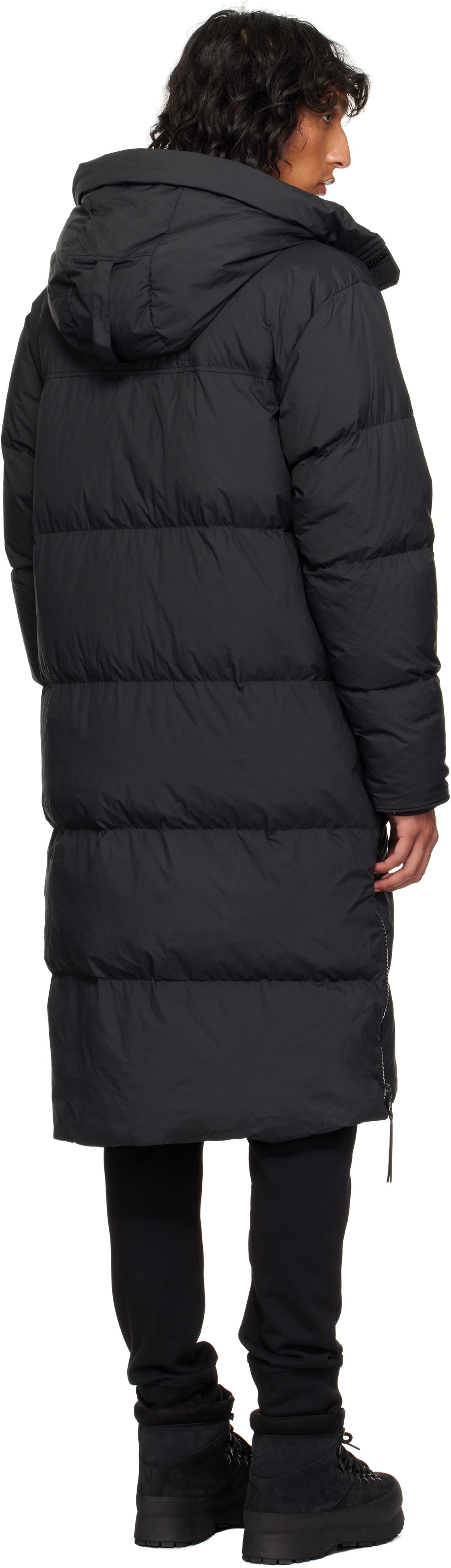 Canada Goose Black 'Black Label' Lawrence Long Puffer Down Coat Canada ...