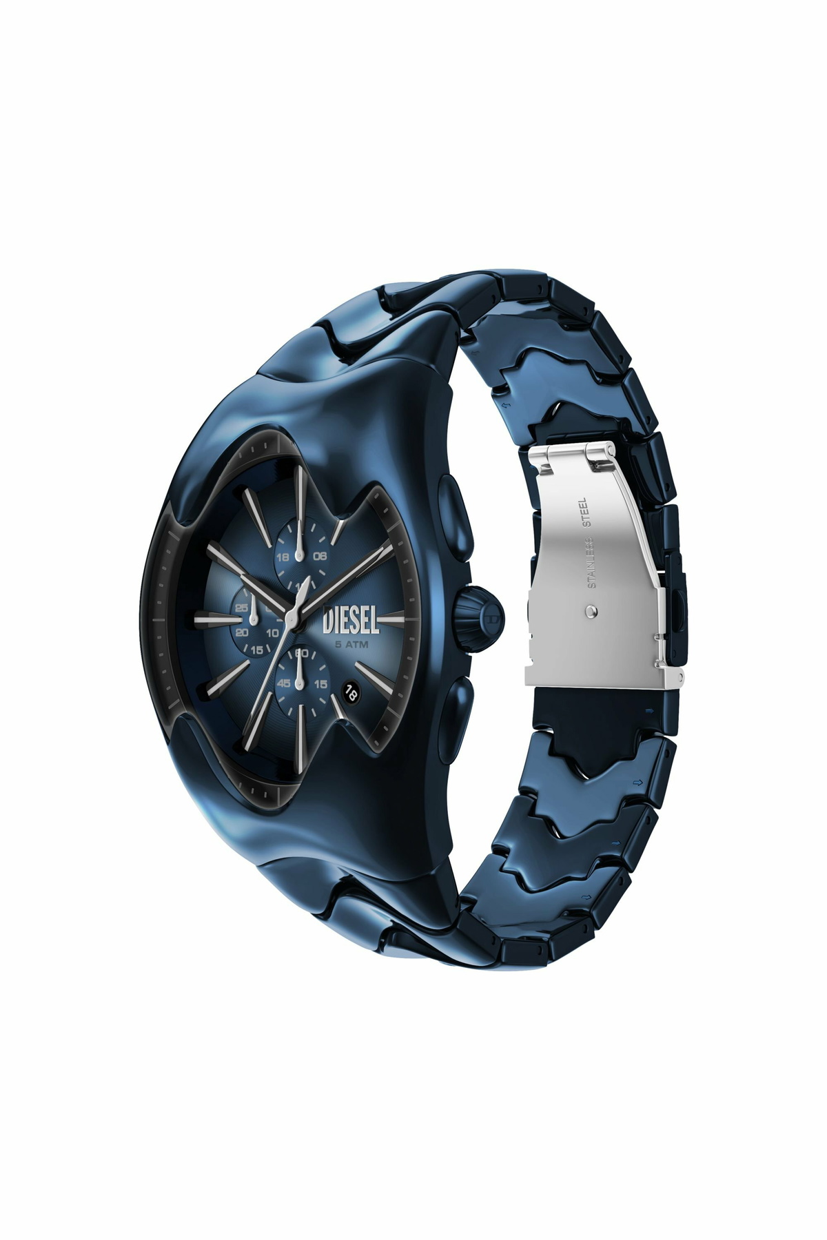 Diesel Mercurial Chronograph Blue Stainless Steel Watch - Timeframes ...