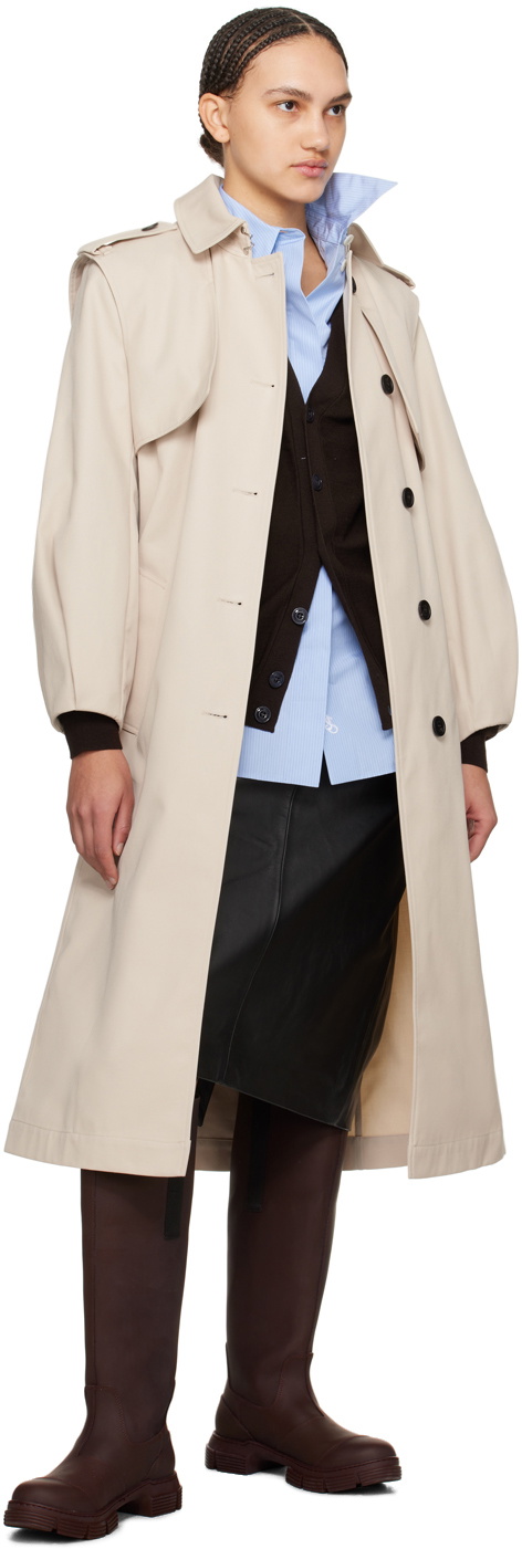 MACKAGE Beige Alia Trench Coat Mackage