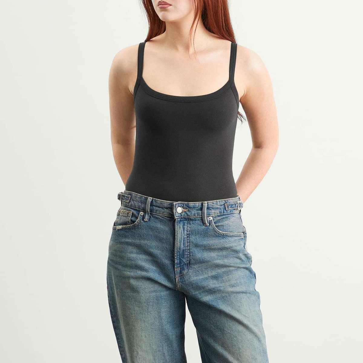 skims-women-s-cotton-jersey-scoop-neck-bodysuit-in-soot-skims