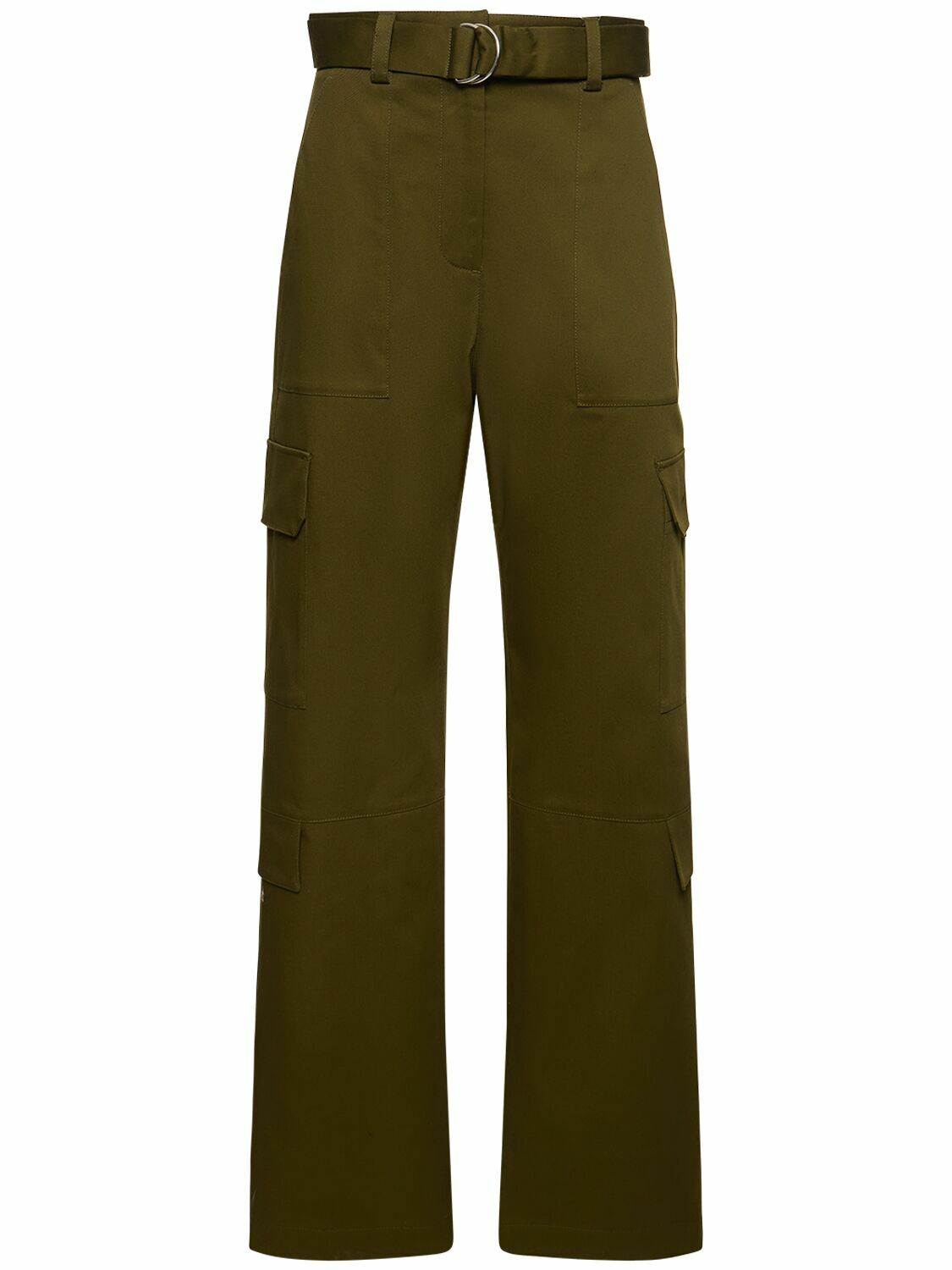 MSGM - Cotton Blend Straight Cargo Pants MSGM