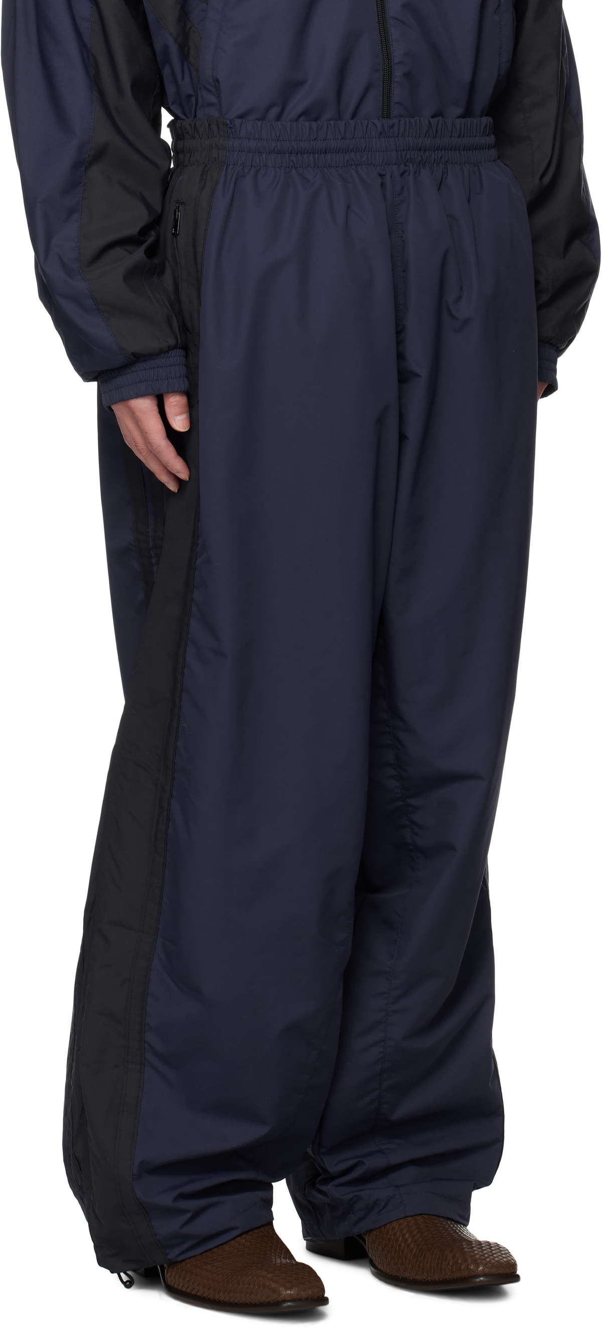 VETEMENTS Navy & Black Iconic Tracksuit Track Pants Vetements