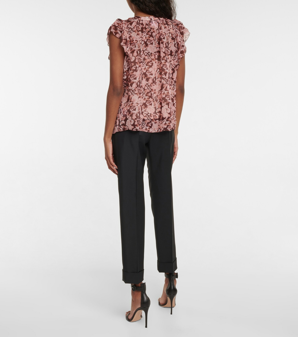 Velvet - Ruffled floral blouse Velvet