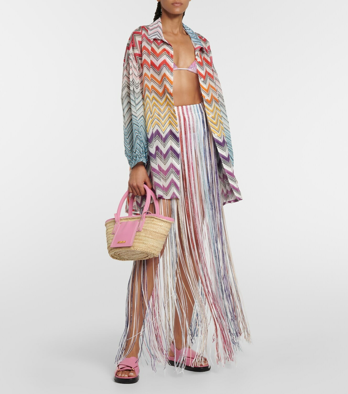 Missoni Mare Striped sheer maxi skirt Missoni Mare
