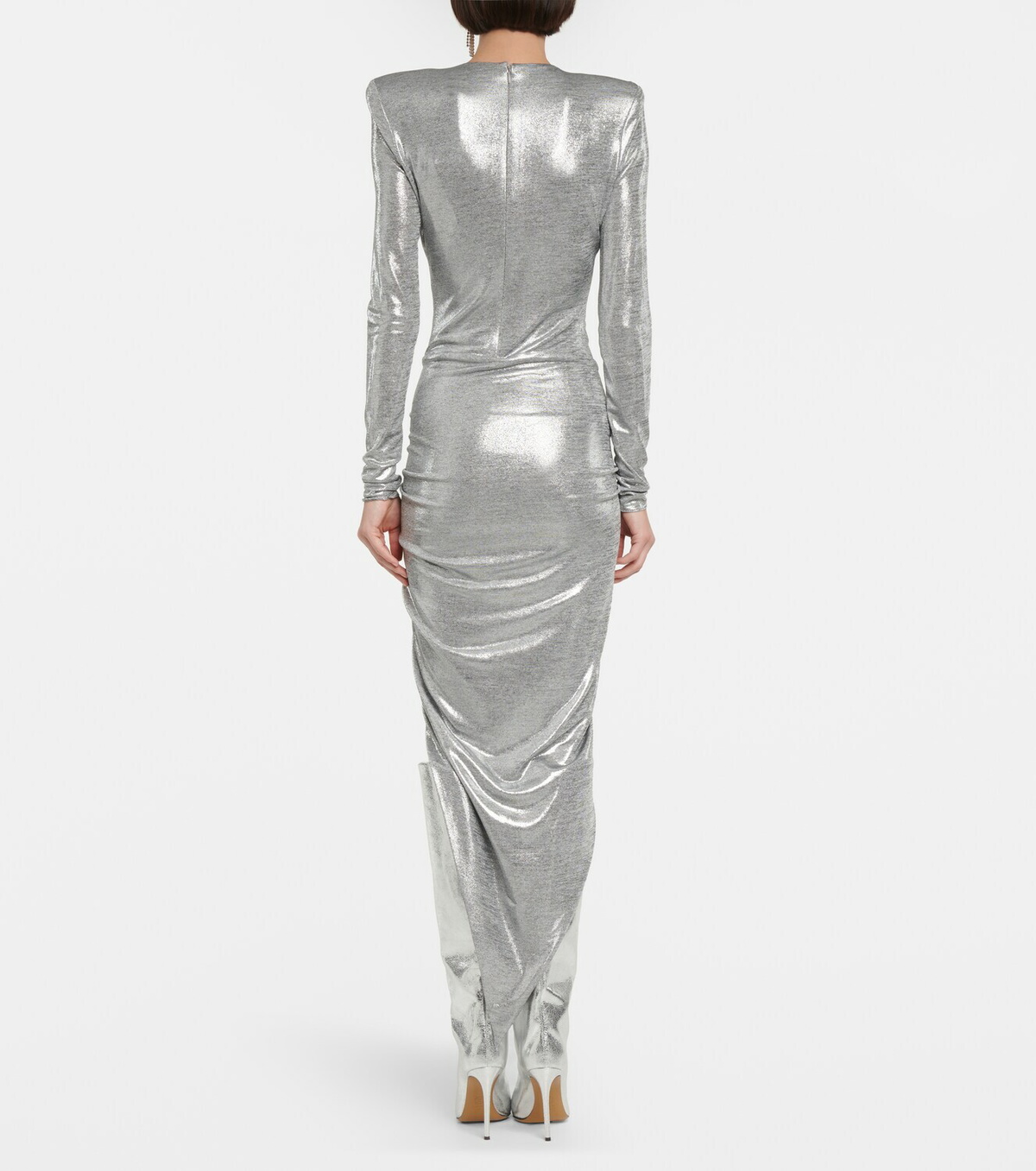 Alexandre Vauthier - Metallic jersey midi dress Alexandre Vauthier