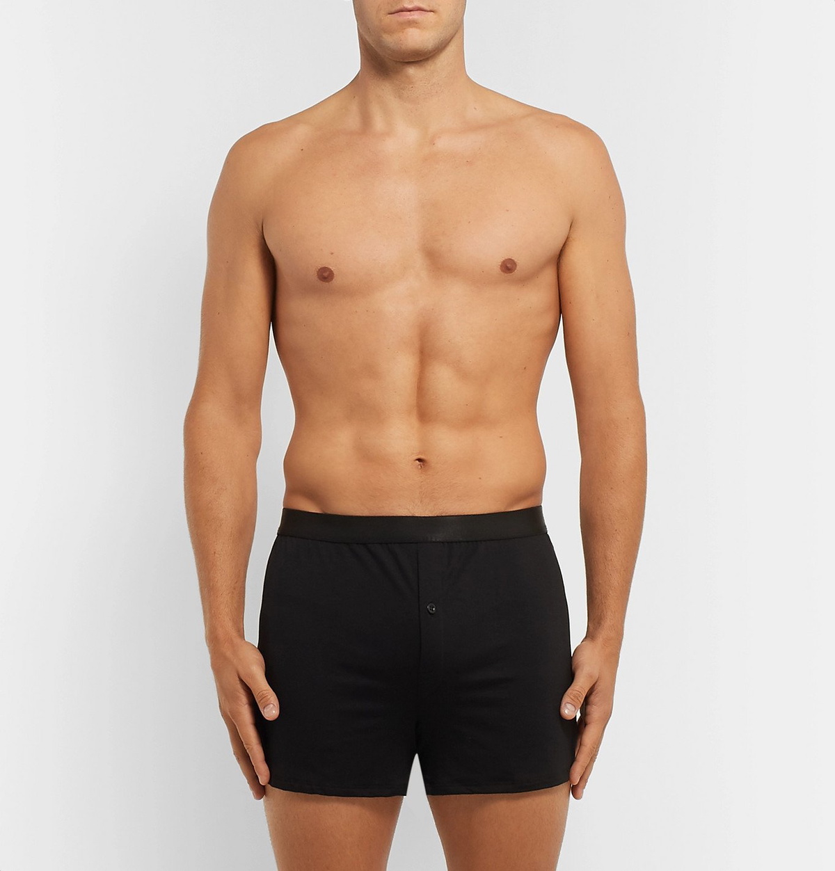 CDLP - Stretch-Lyocell Boxer Shorts - Black CDLP