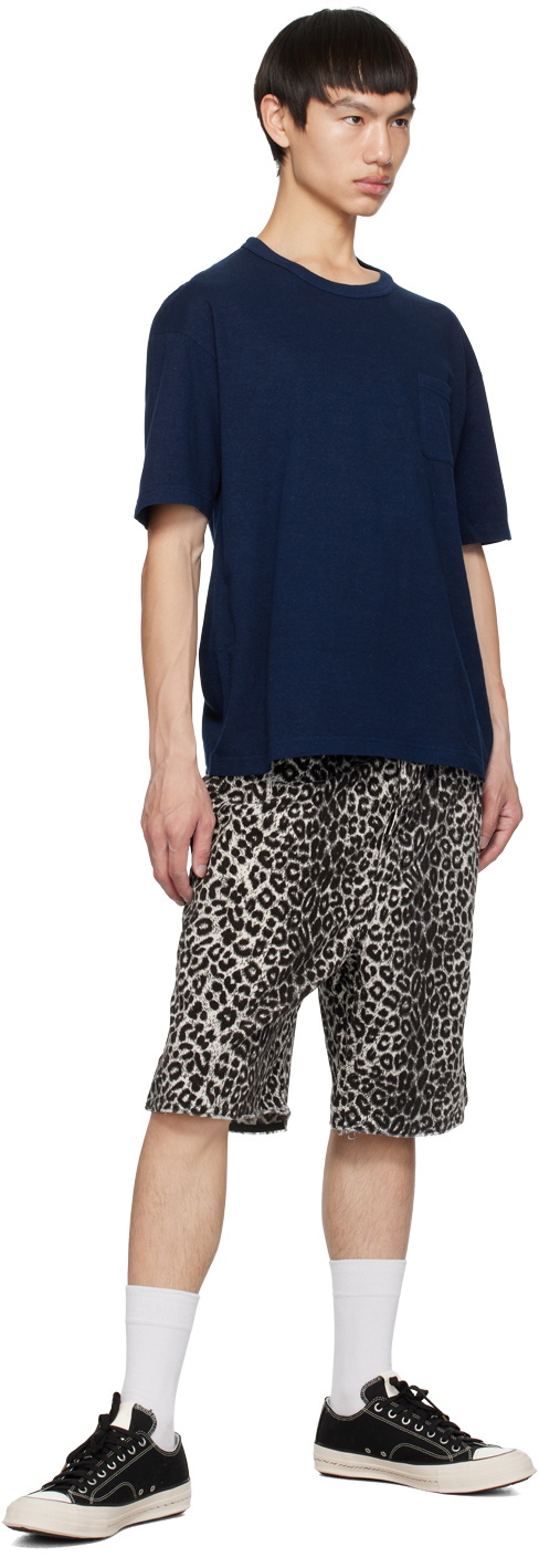 visvim Navy Jumbo T-Shirt Visvim