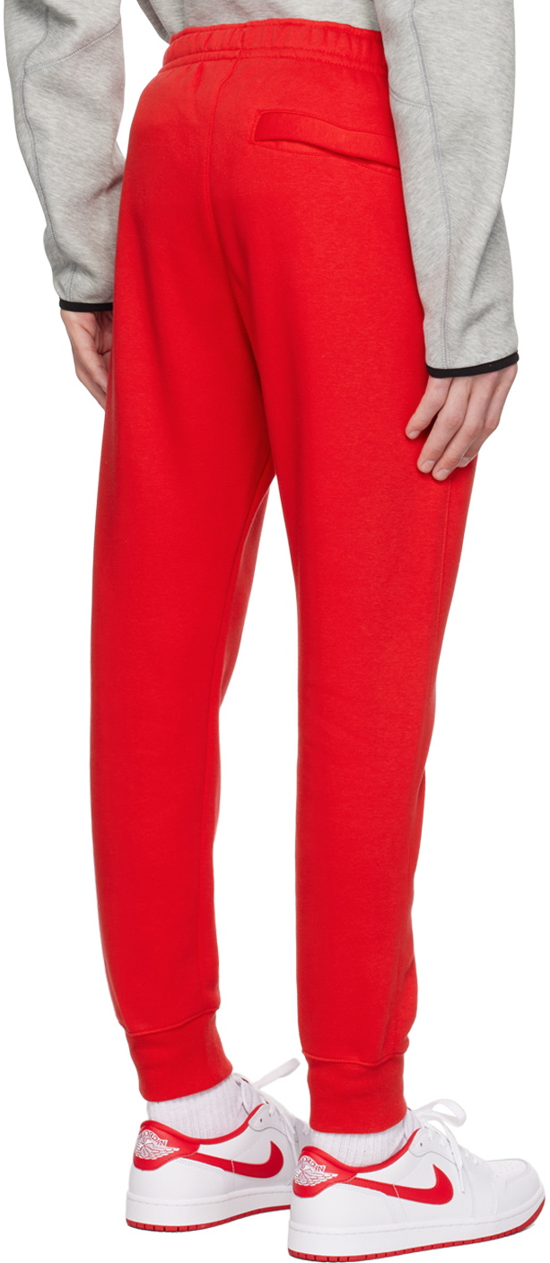 Nike Red Embroidered Sweatpants Nike