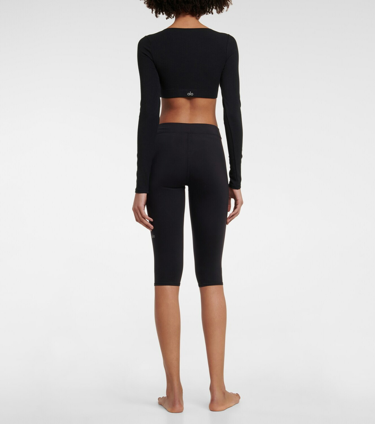 Alo Yoga Ribbed-knit crop top Alo Yoga