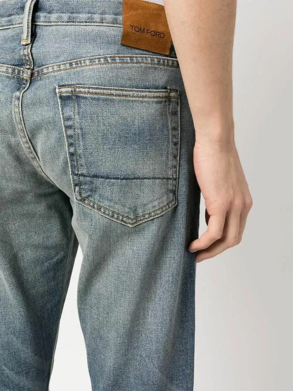 TOM FORD Whiskering-Effect Jeans TOM FORD