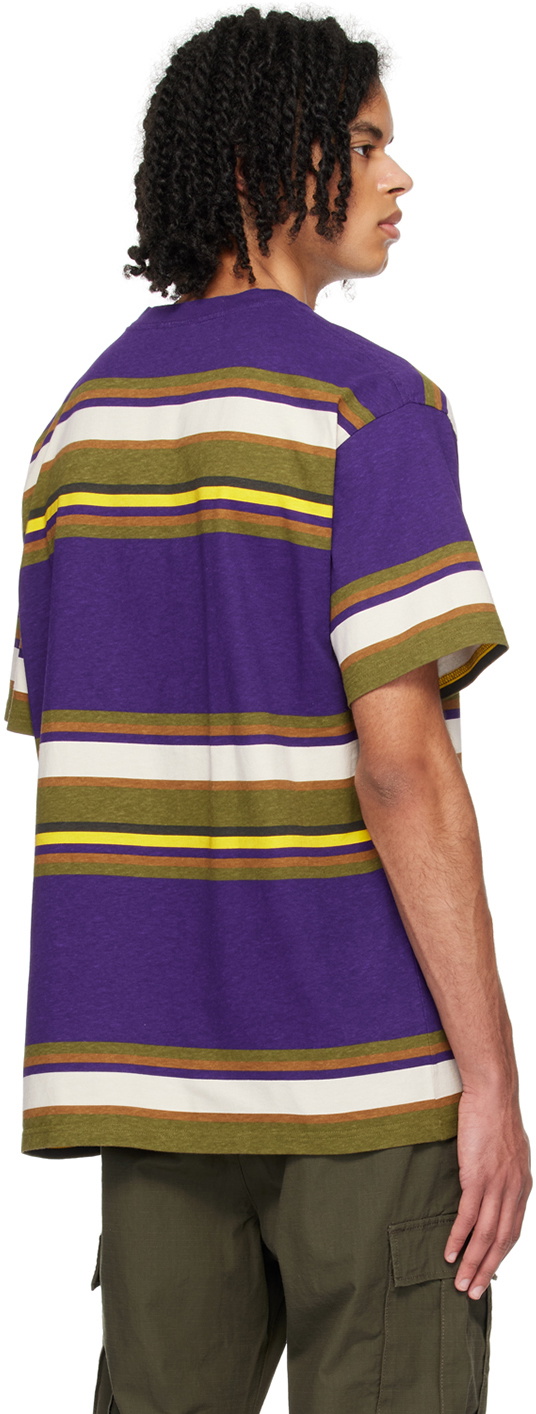 Carhartt Work In Progress Purple Morcom T-Shirt Carhartt WIP