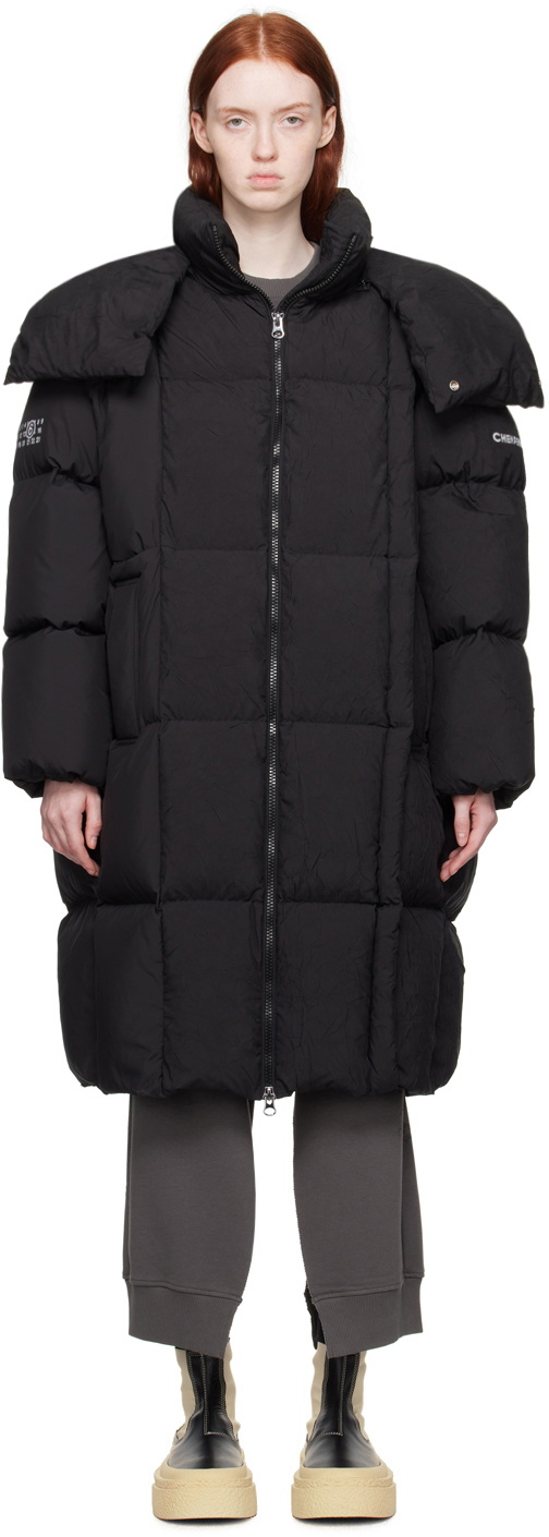 MM6 Maison Margiela Black CHENPENG Edition Down Coat MM6 Maison Margiela