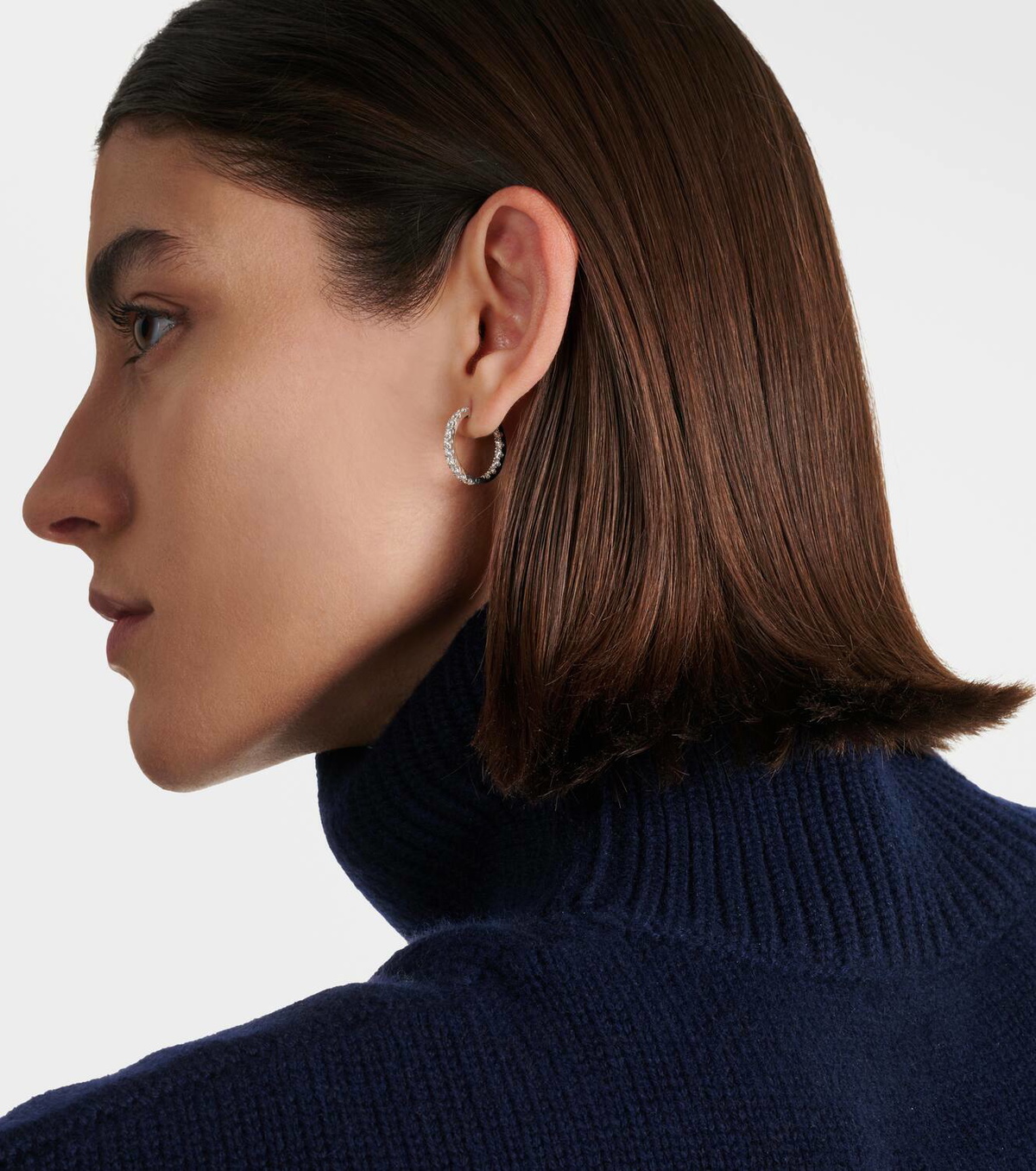 Roxanne First 14kt white gold earrings with diamonds Roxanne First