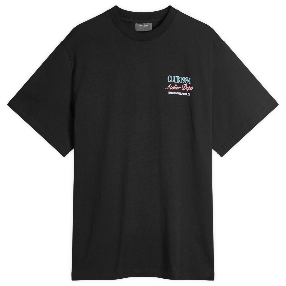 Club 1984 Men's Sunset BLVD T-Shirt in Black Club 1984