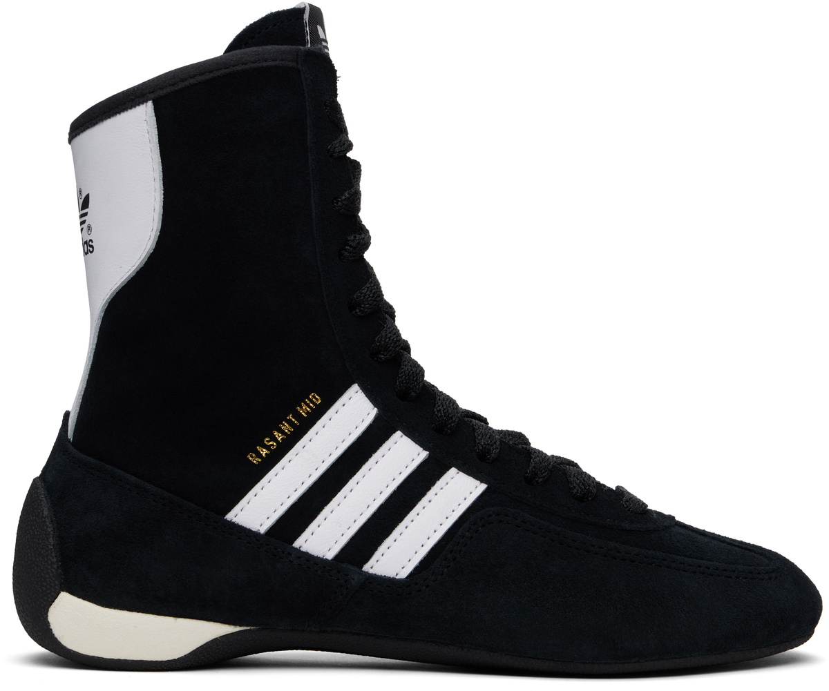 adidas Originals Black Rasant Mid Sneakers adidas Originals