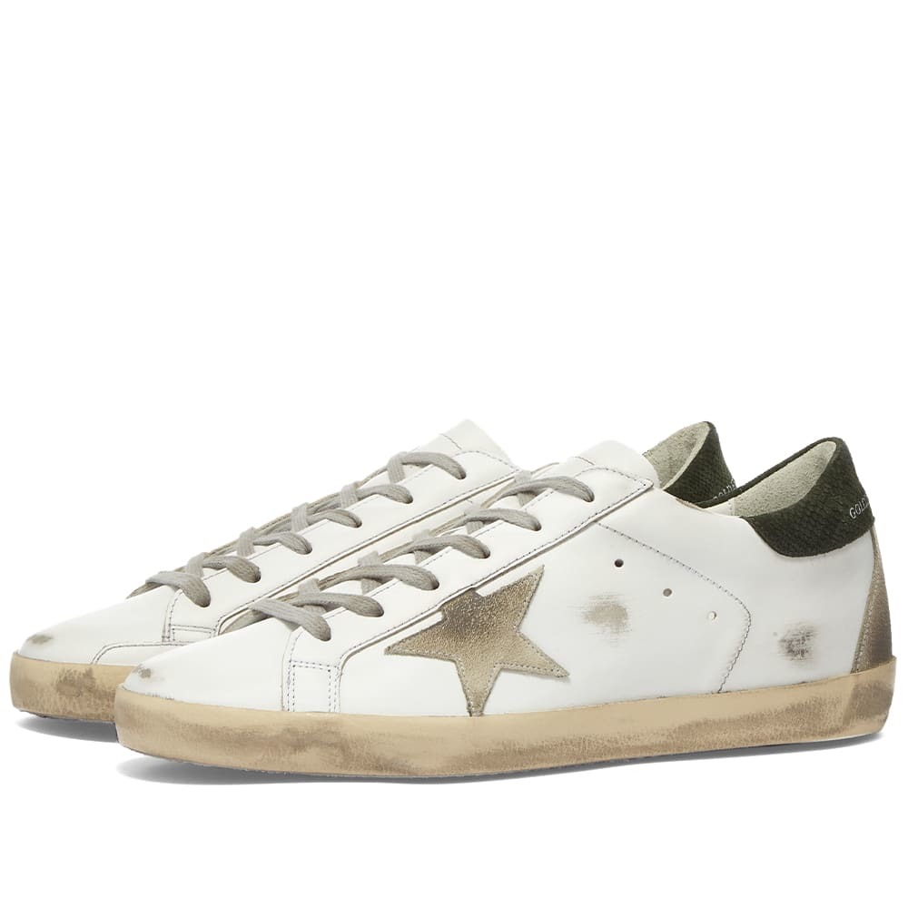 Golden Goose Super-Star Leather Suede Python Golden Goose Deluxe Brand
