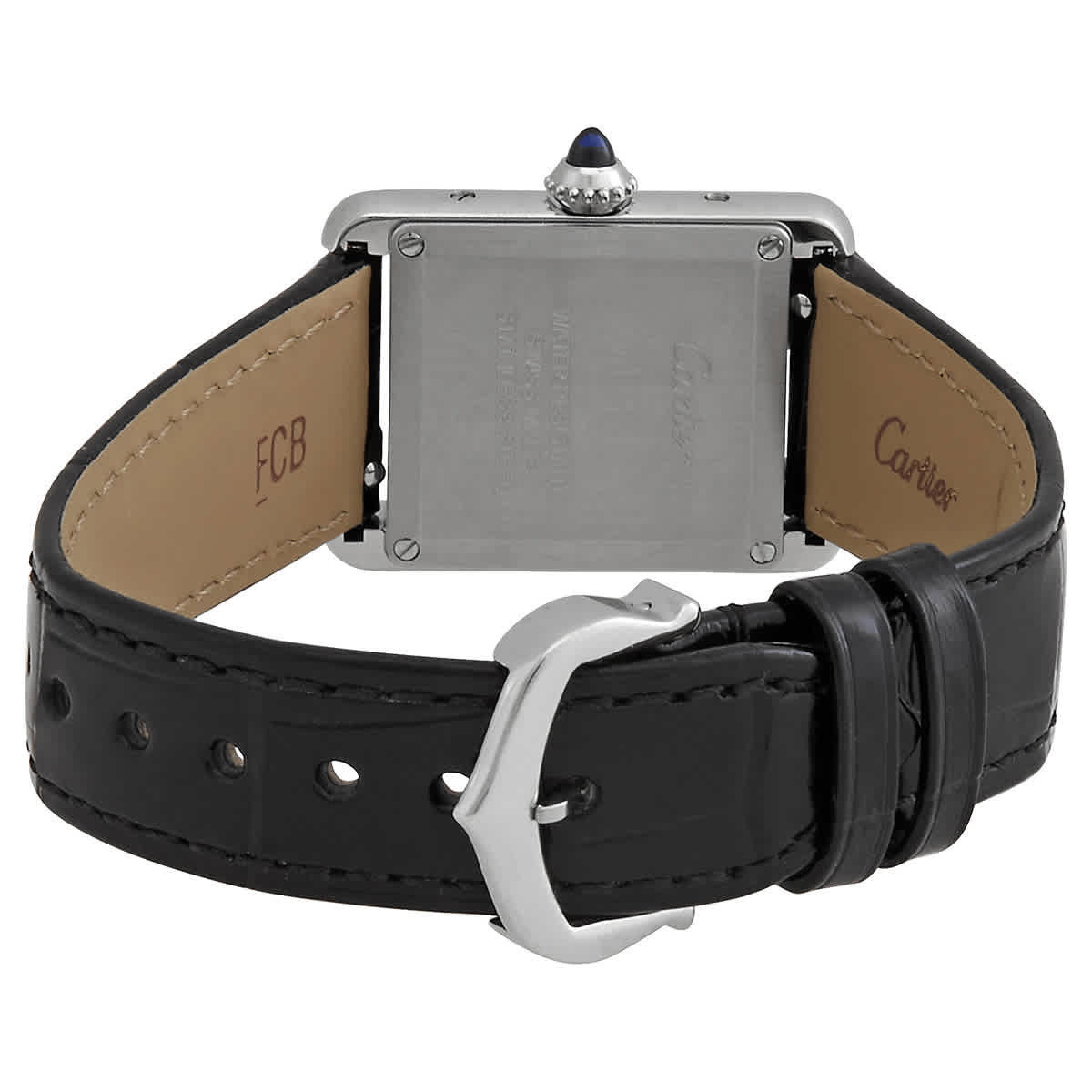 Cartier Tank Quartz Black Dial Ladies Watch WSTA0071 Cartier