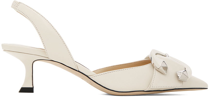 Jimmy Choo Off-White Moni 50 Heels Jimmy Choo