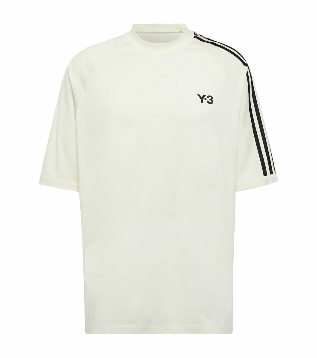 Y-3 Logo cotton-blend jersey T-shirt Y-3