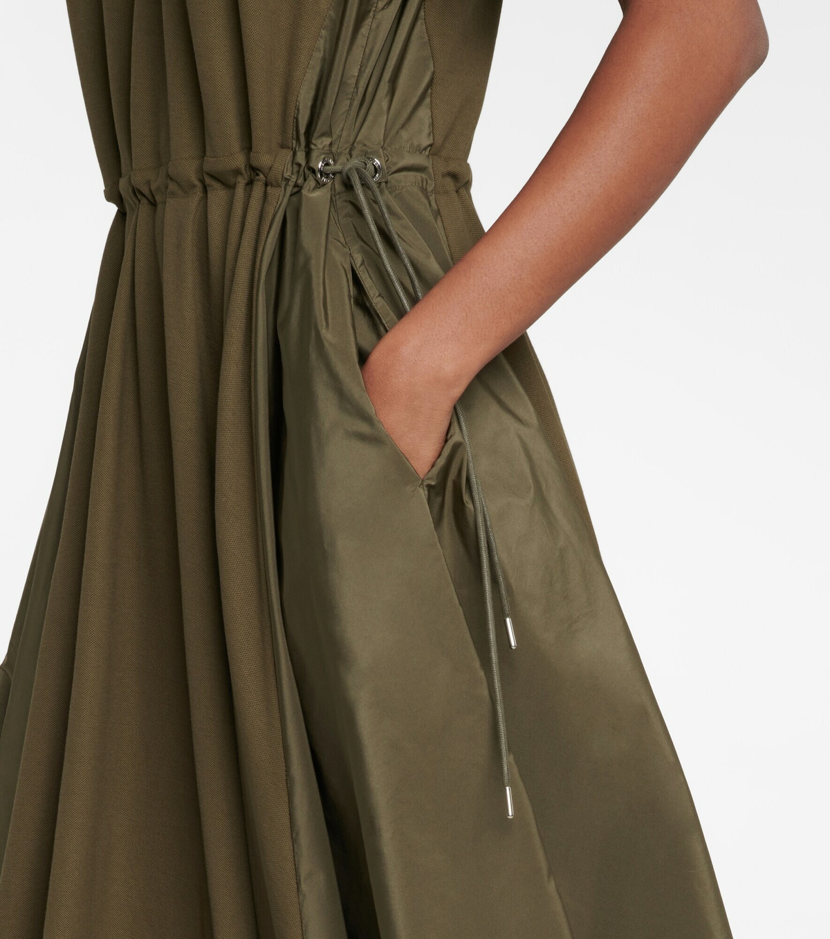 Moncler - Cotton midi dress Moncler