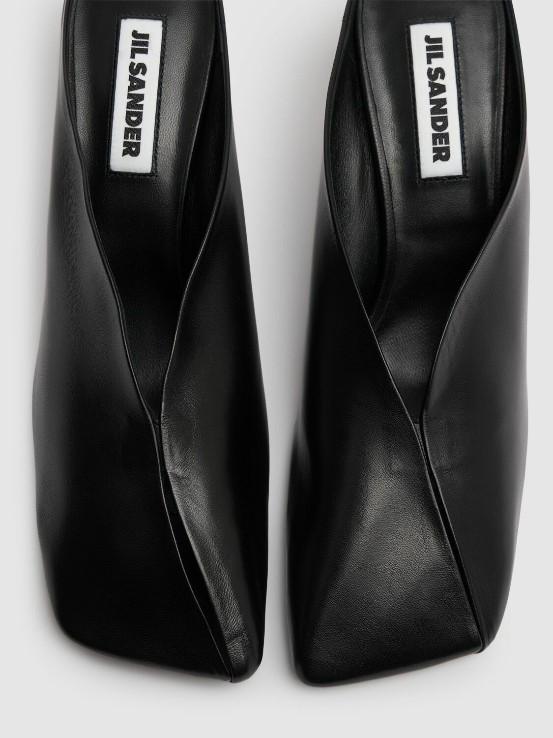 JIL SANDER 65mm Folded Leather Mules Jil Sander