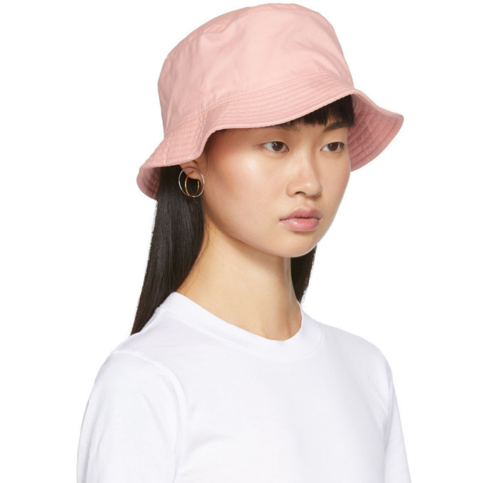 Acne Studios Pink Face Bucket Hat Acne Studios