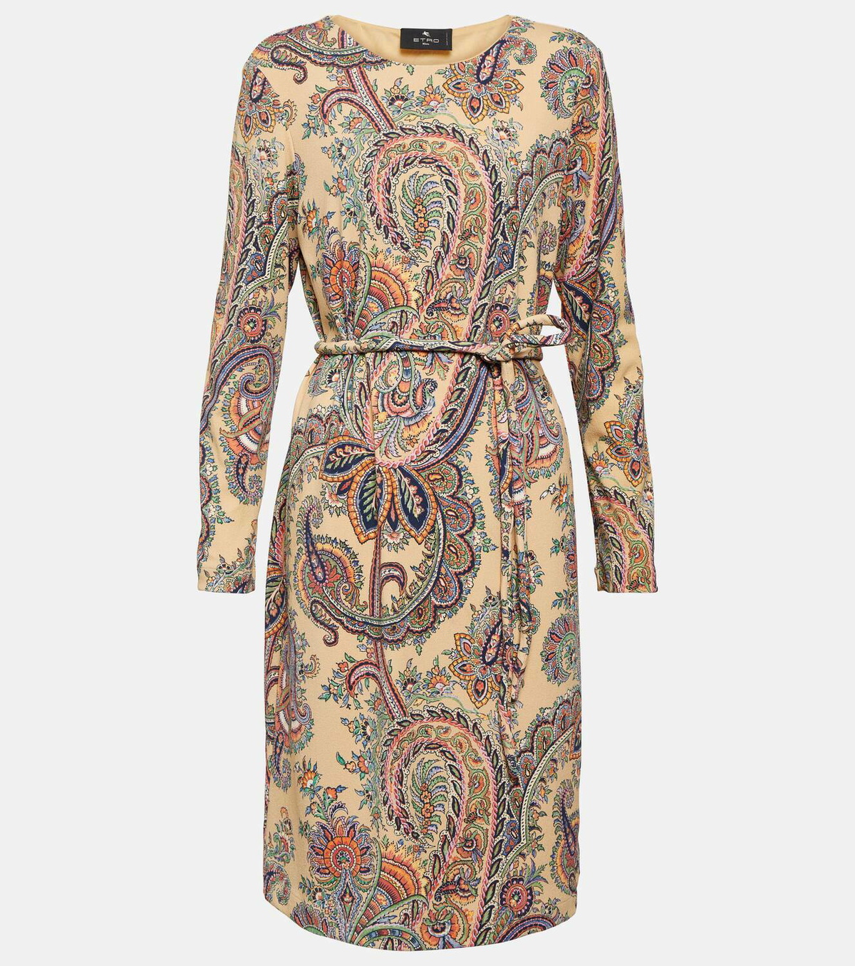 Etro Paisley belted minidress Etro