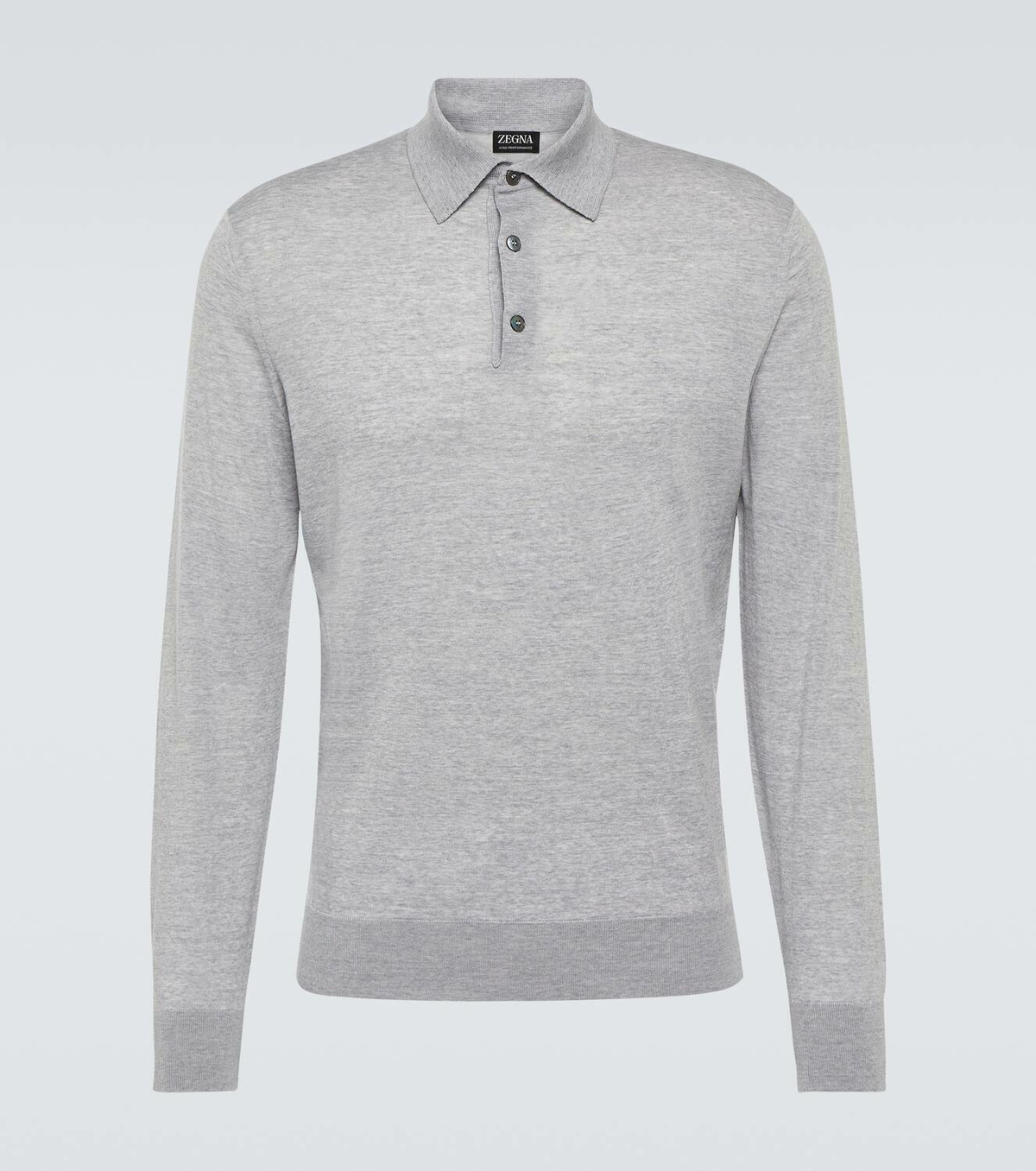 Zegna High Performance wool polo sweater Zegna