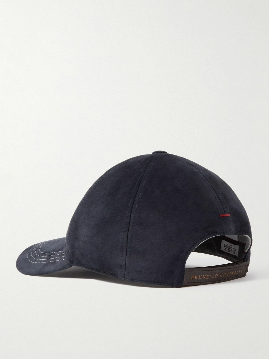 Brunello Cucinelli - Suede Baseball Cap - Blue Brunello Cucinelli