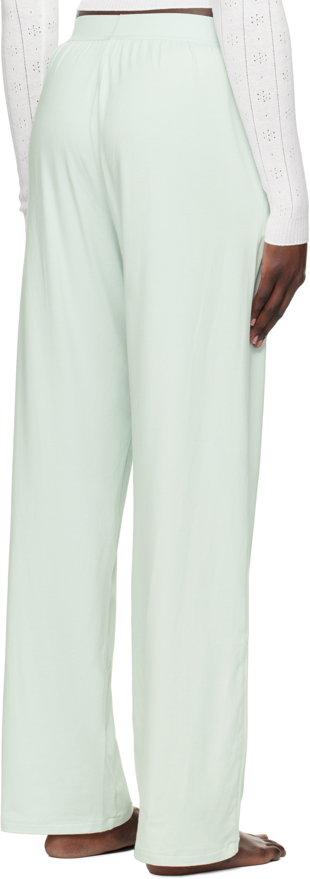 SKIMS Blue Boyfriend Loose Lounge Pants SKIMS