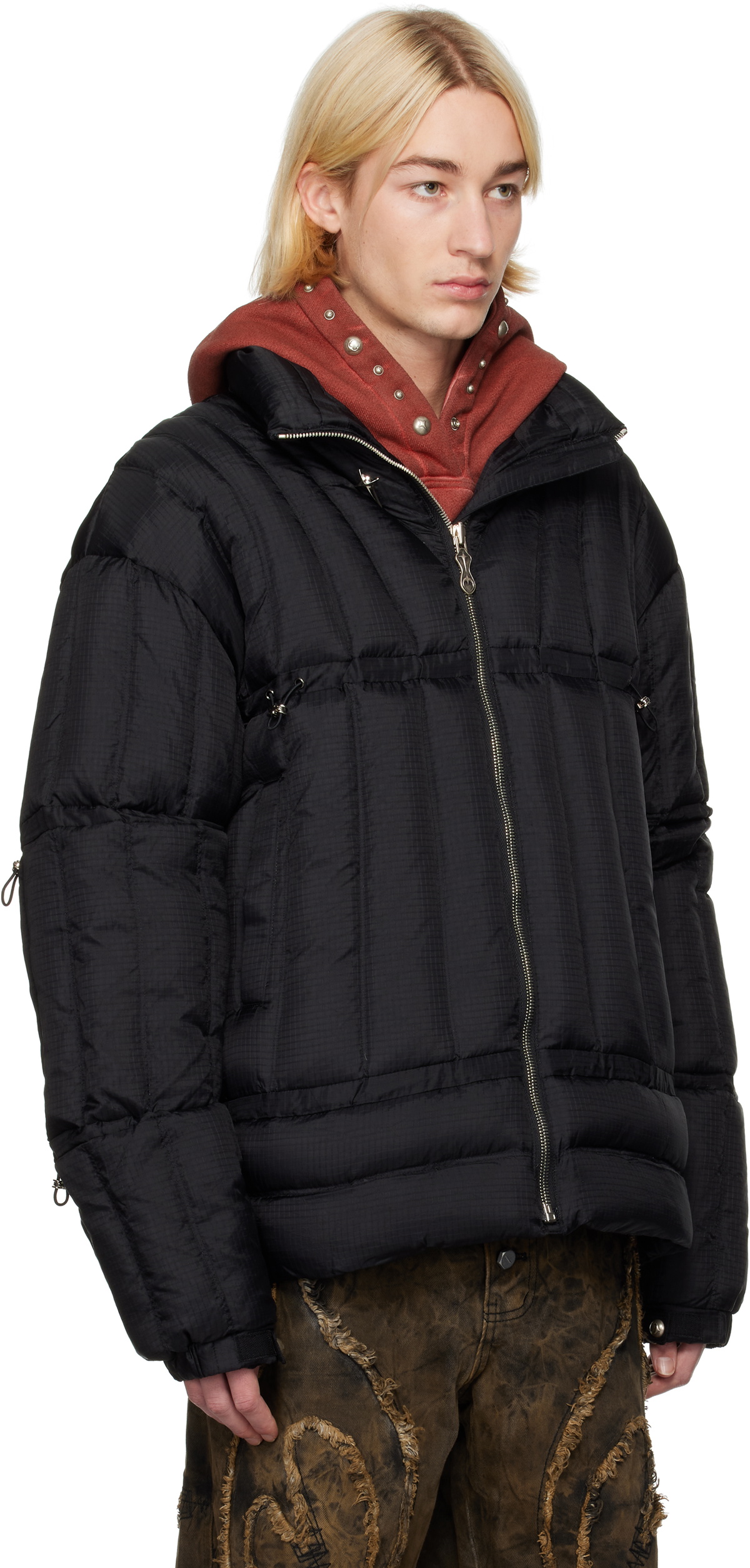 Thug Club Black War Life Down Jacket Thug Club