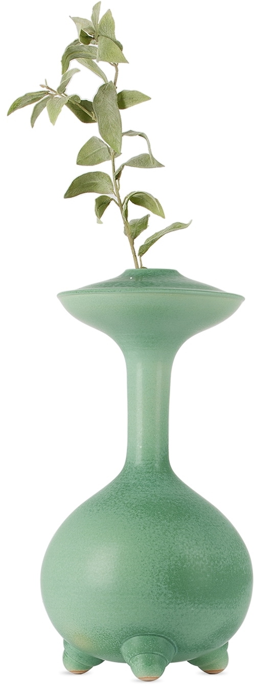 Daniel Cavey Green Footed 22 Vase