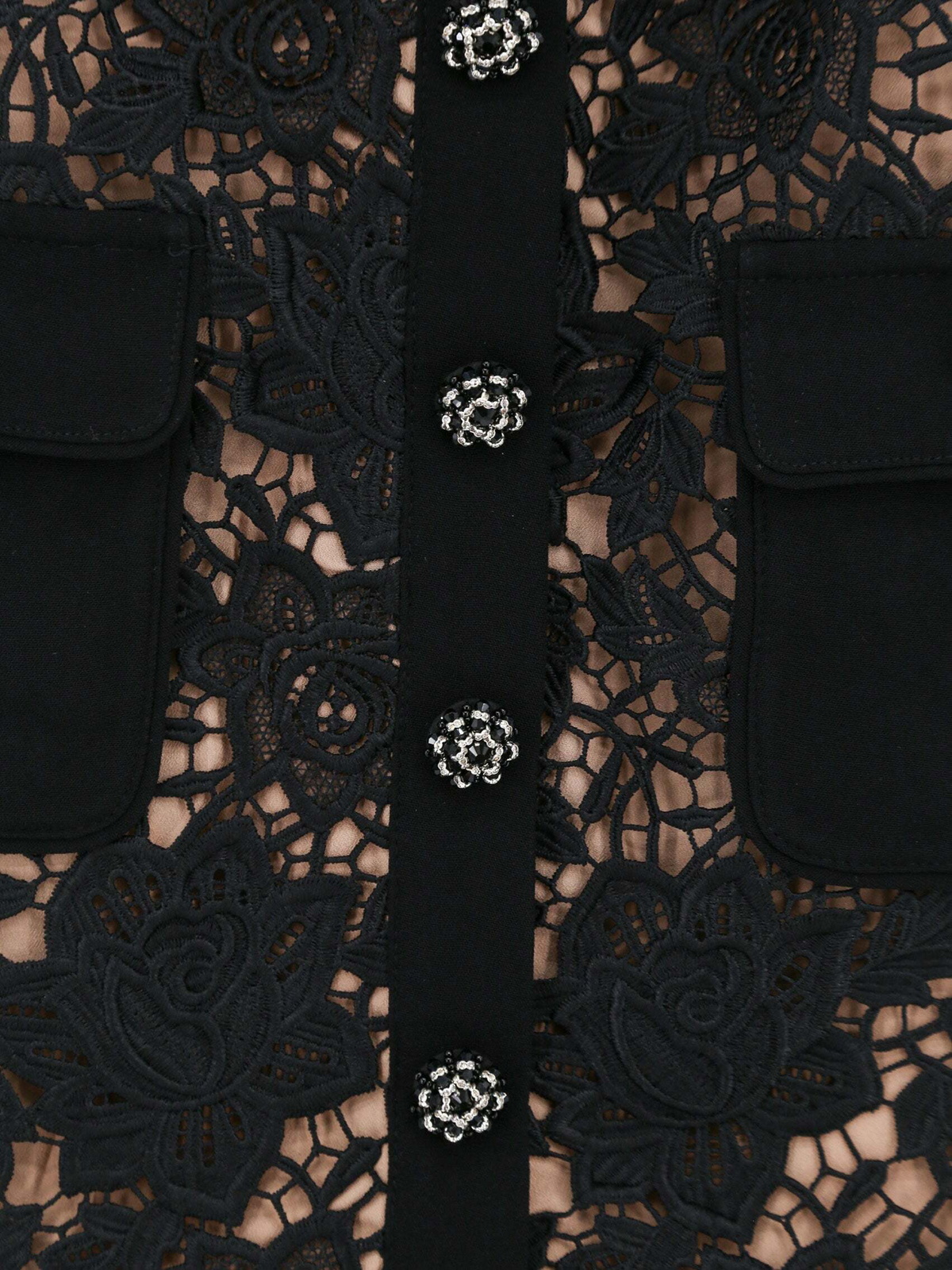 Self Portrait Dress Black Womens Self-Portrait