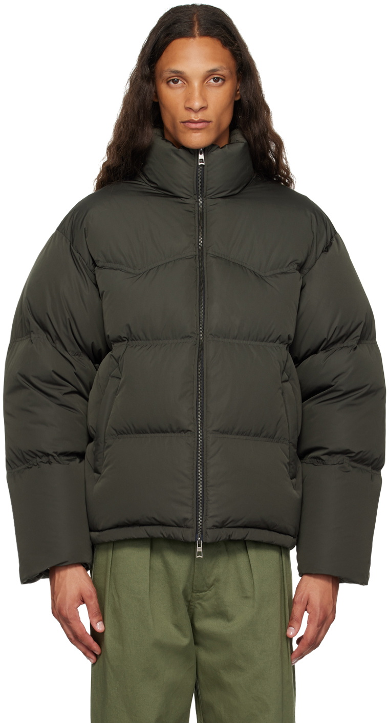 AFTER PRAY Khaki Western Down Jacket