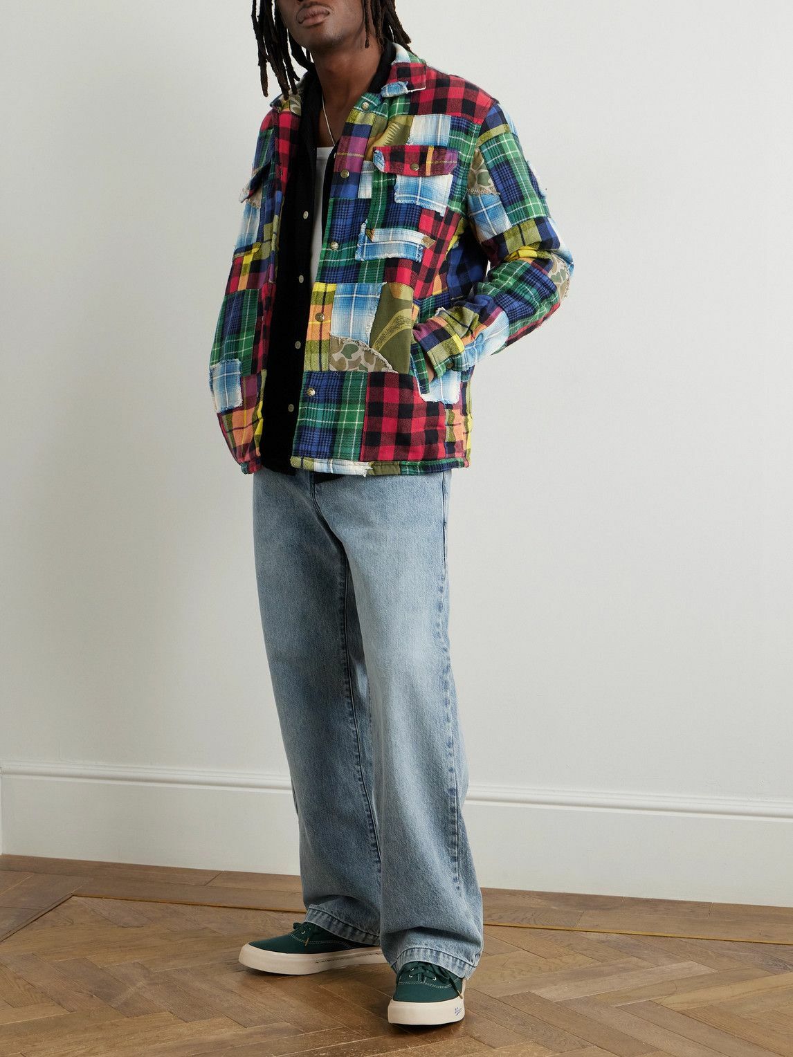 Polo Ralph Lauren - Patchwork Printed Cotton-Flannel Overshirt - Multi ...