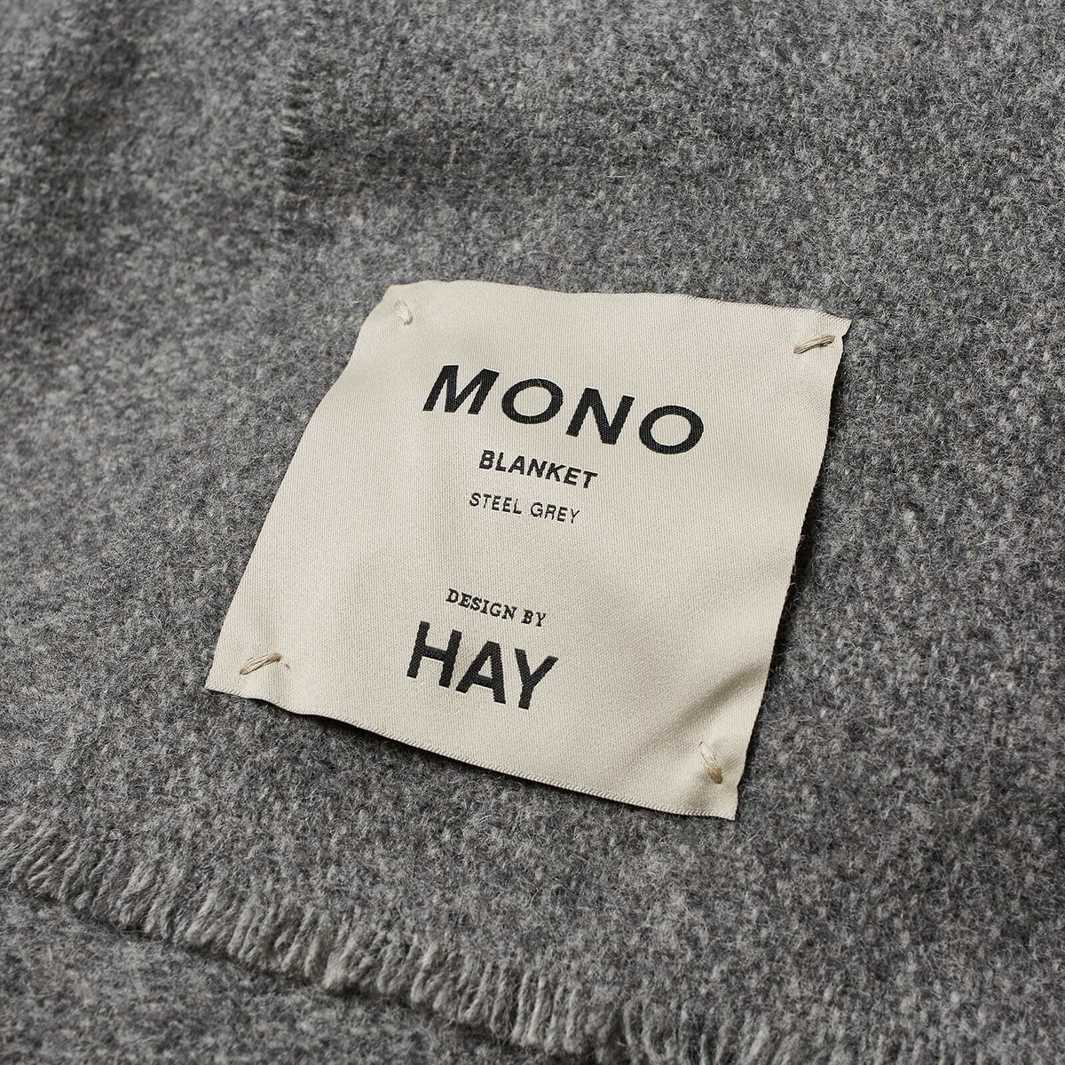 HAY Mono Blanket in Steel Grey HAY