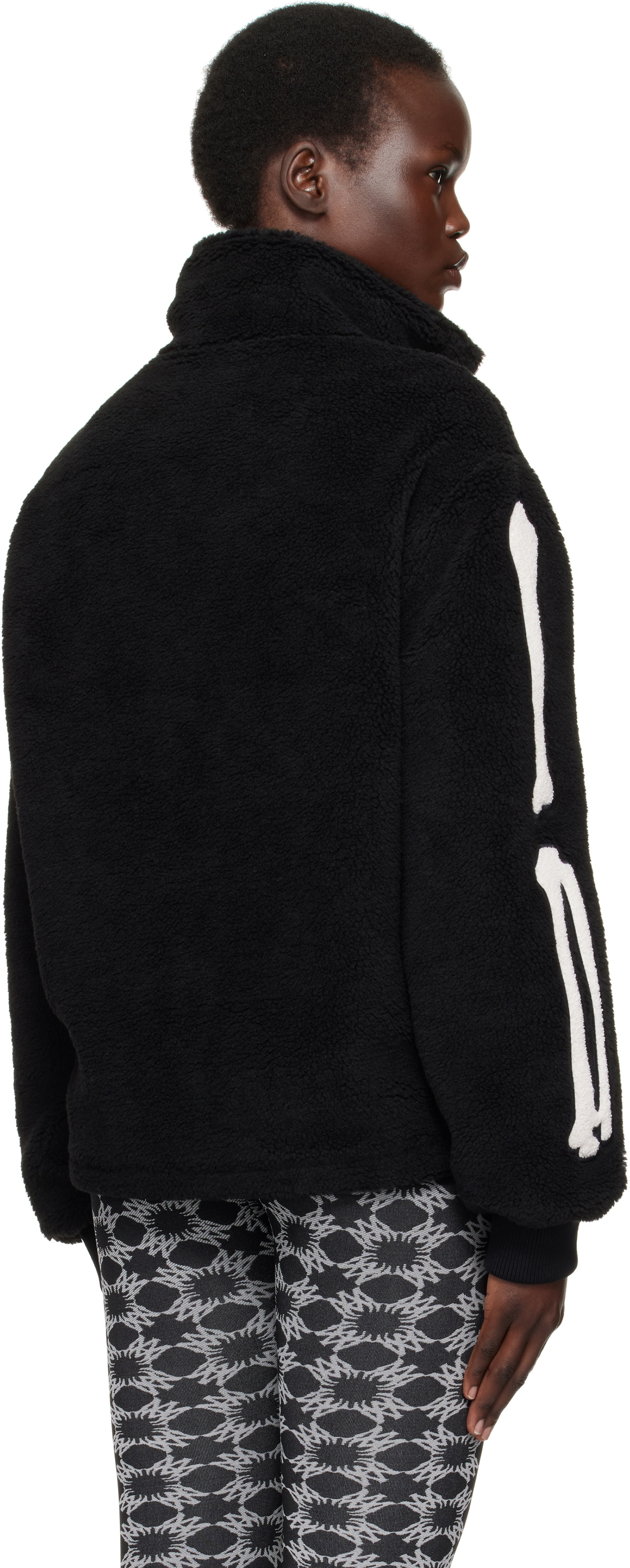 AMIRI Black Bones Fleece Jacket Amiri