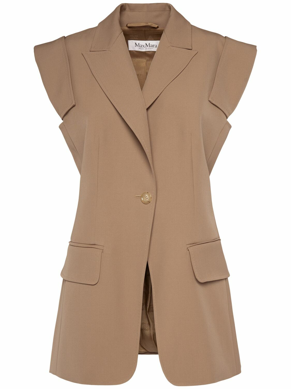 MAX MARA Bergamo Gabardine Vest Max Mara