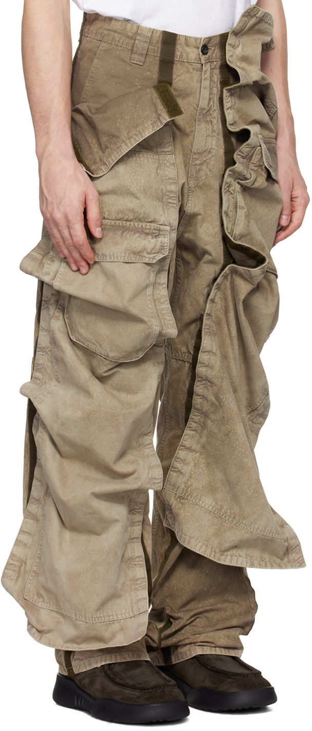 Y/Project Khaki Velcro Cargo Pants Y/Project